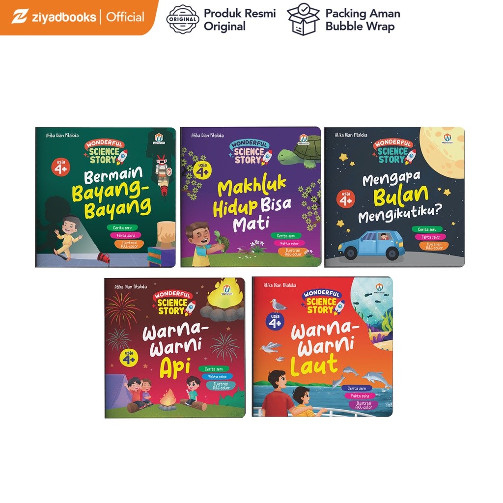 Jual Buku Cerita Anak - Wonderful Science Story - Ziyadbooks | Shopee ...