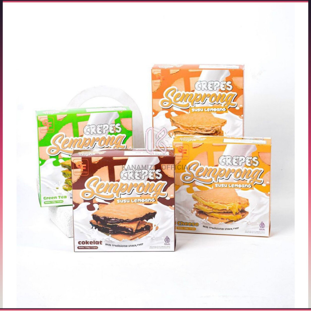 Jual Crepes Semprong Rasa Susu Isi 12 Oleh-Oleh Khas Yogya Cemilan Enak ...