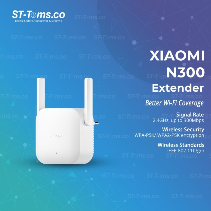 Jual Xiaomi Wifi Range Extender N300 N300 2x2 Antena Eksternal Wifi Up ...