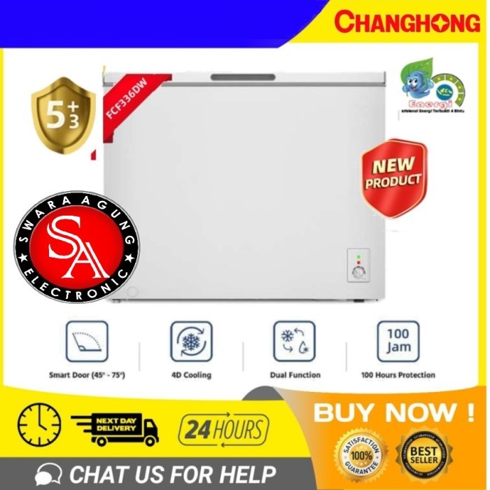 Jual Chest Freezer 280 Liter Changhong Type:FCF-336DW (Khusus Daerah ...