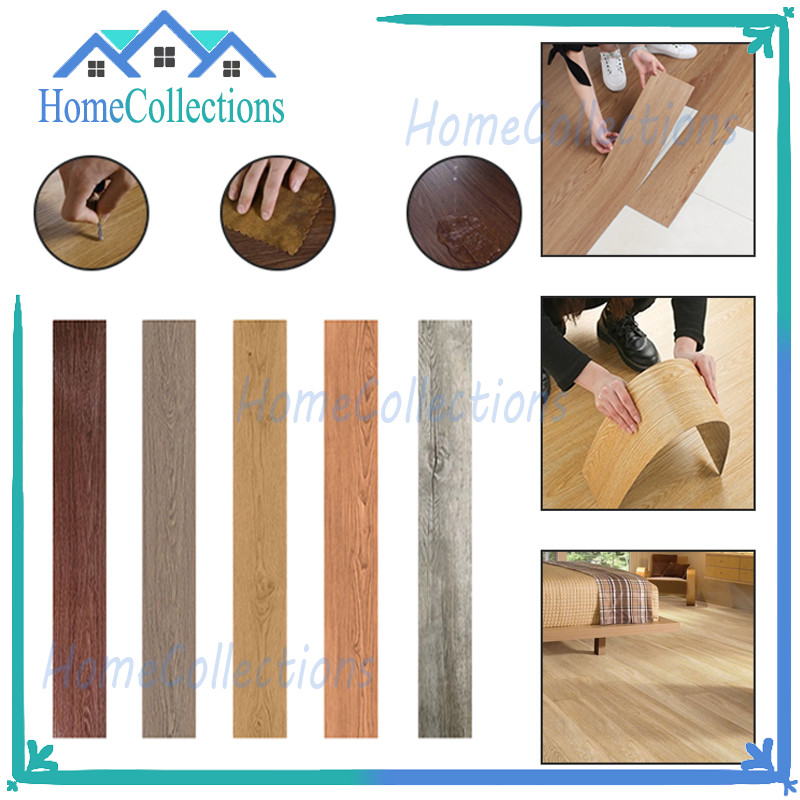 Jual Vinyl Lantai Parket Kayu PVC/Stiker Lantai Vinyl Kayu Premium/Lantai Vinyl Parket Stiker 91 ...