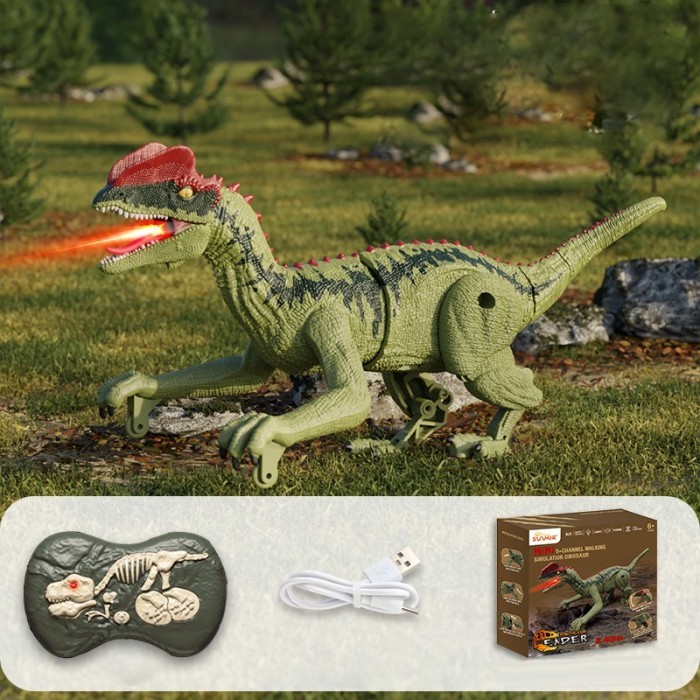 Jual Dinosaurus RC 2.4G Remote Control Raptor Dinosaurus Mainan ...