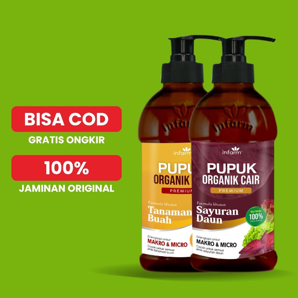 Jual Paket Nutrisi Organik POC Sayur 500ml POC Buah 500ml Original ...