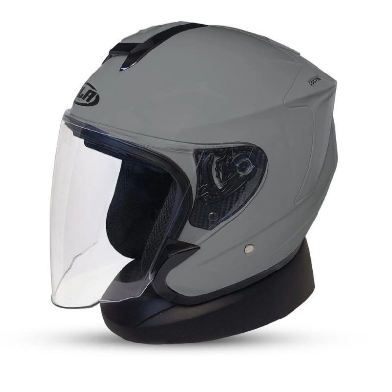 Jual Helm Half Face MLA Phantom Identik HELM GM FURY Gorila Grey DOFF ...