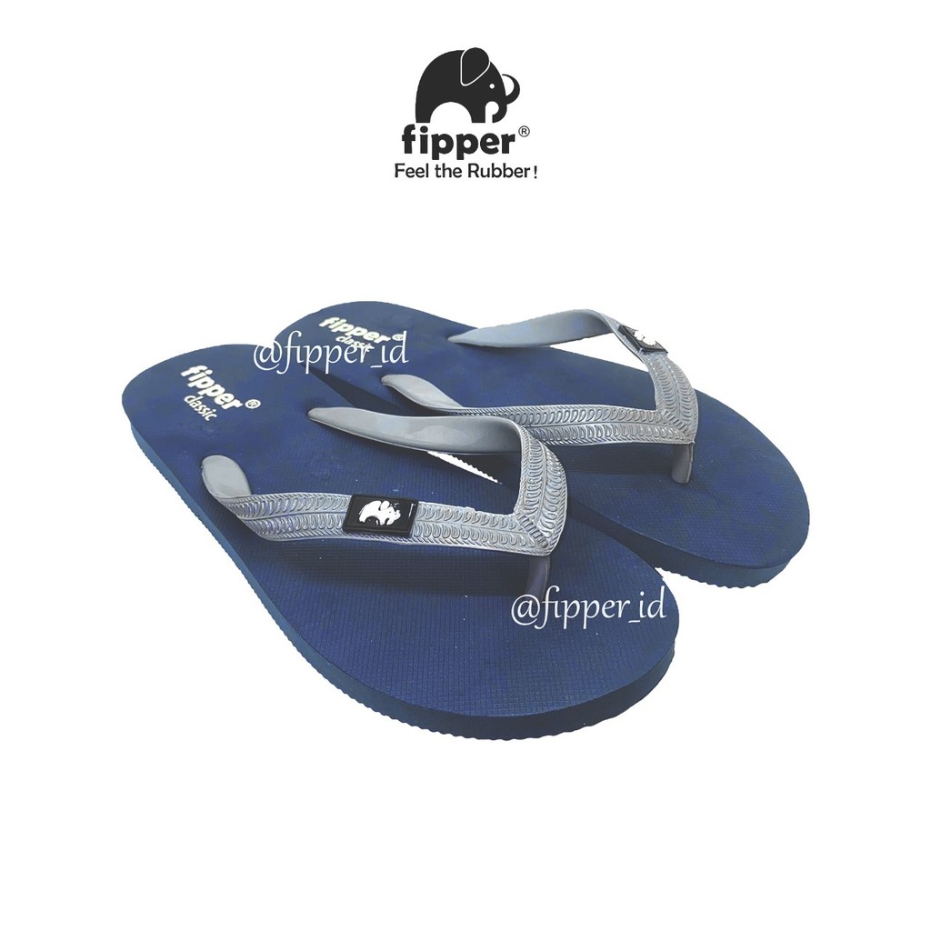 Jual Fipper - Classic Blue Snorkel / Grey | Shopee Indonesia