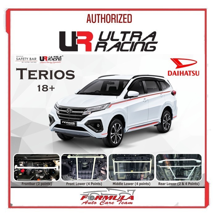 Jual Rear Lower 2P Stabilizer Ultra Racing Daihatsu Rush/Terios 18 ...