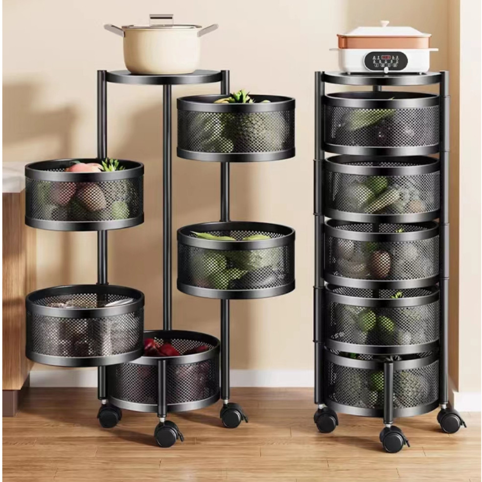 Jual Rak Troli Susun Rak Putar Besi Rak Dapur Serbaguna Rak Tingkat ...