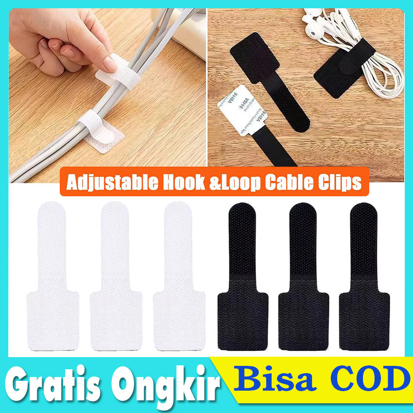 Jual Stiker Perekat Kabel Atau Velcro Strap Binder Cable–Pengikat ...