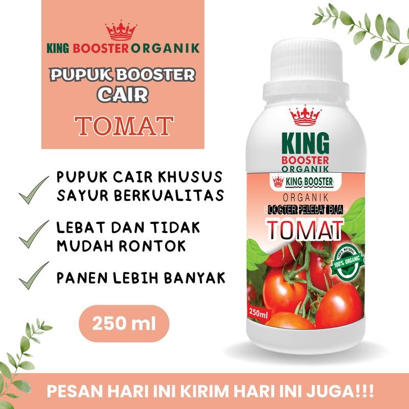 Jual Pupuk Booster Tomat Cair 250ml / Pupuk Pelebat Buah Tomat / Pupuk Booster Tomat Pelebat ...