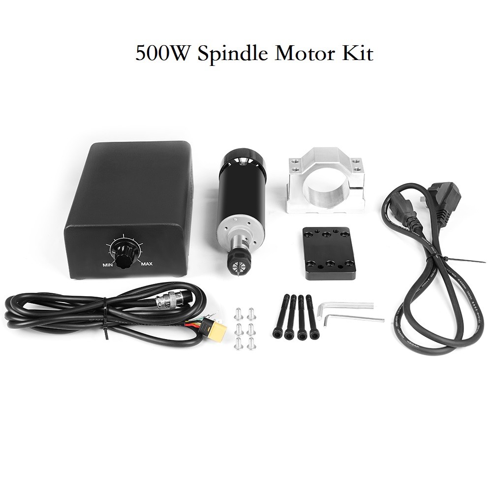 Jual 500W CNC Spindle Motor Kit Clamp Air Cooled Spindle Er11 Chuck ...