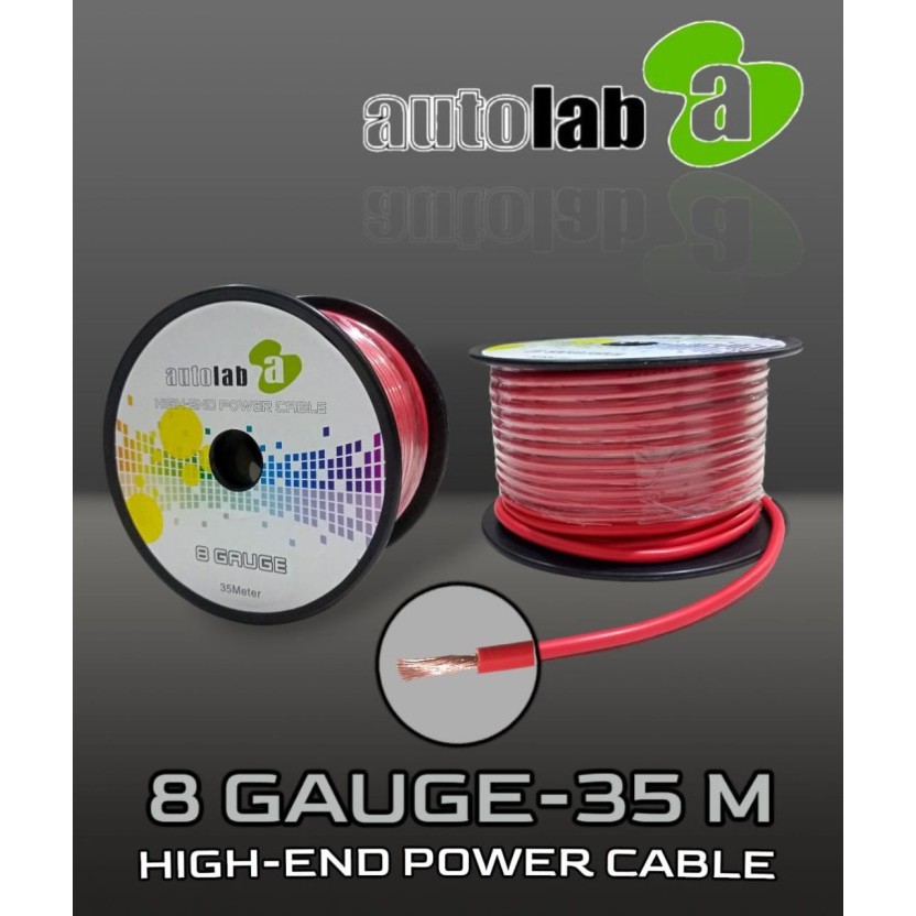 Jual Kabel 8 Autolab AWG Setrum Power Aki Ground 8awg audio mobil Jual Meteran | Shopee Indonesia