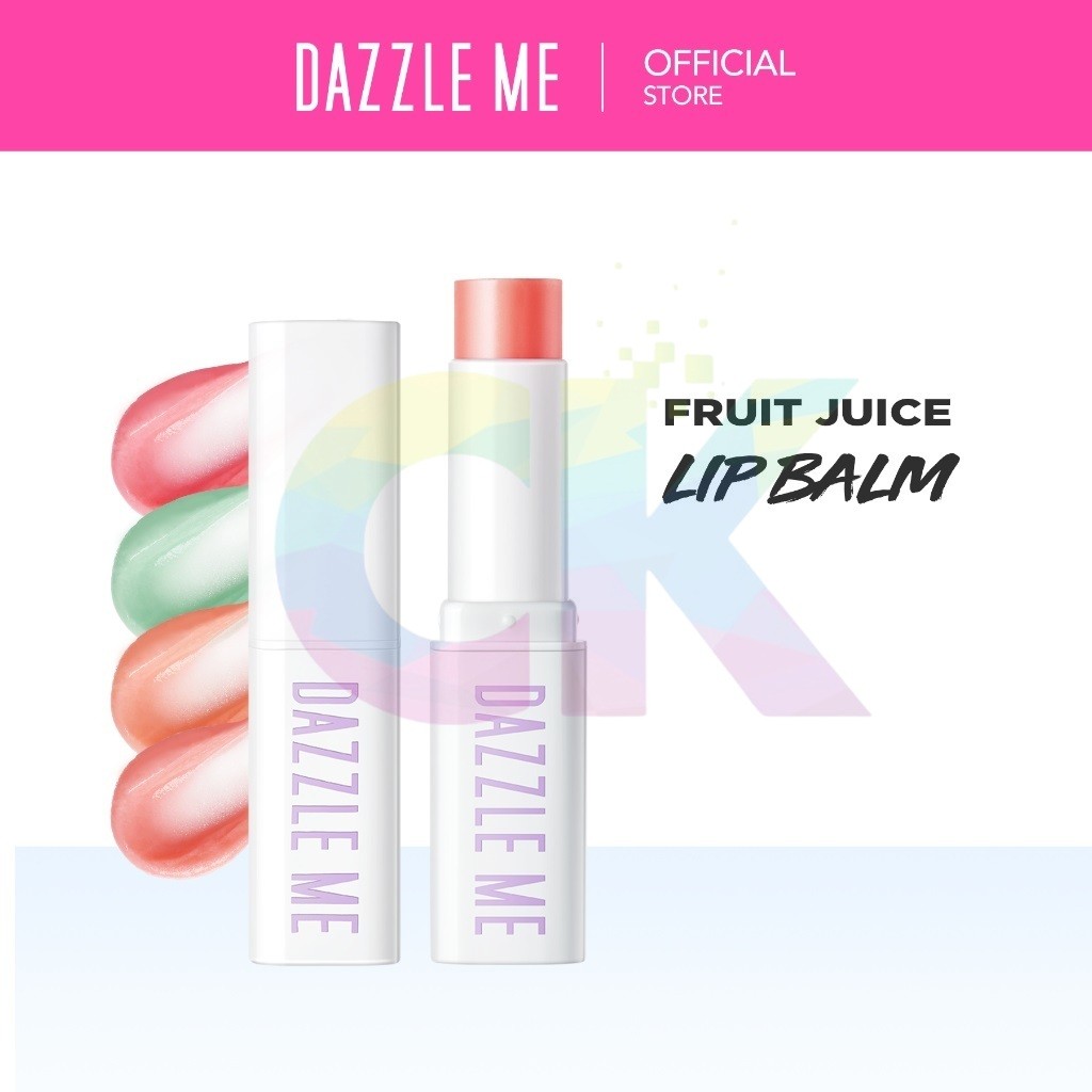 Jual DAZZLE ME Fruit Justice Lip Balm | Moisturizing Lip Care pH Color ...