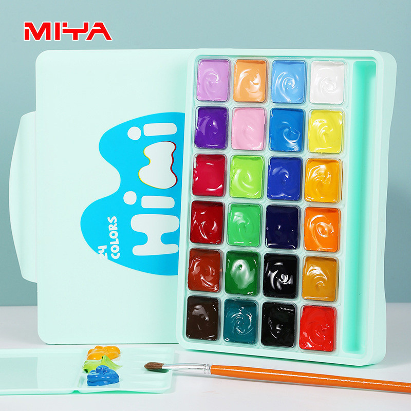 Jual Miya Himi Gouache 18/24 Warna Colors 30ml Cat Air Acrylic Pigment ...