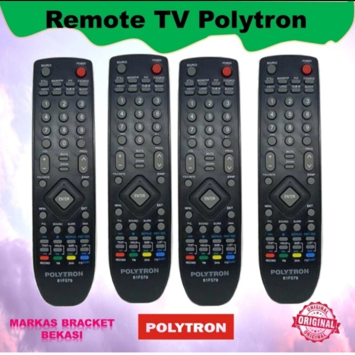 Jual Remote tv polytron led lcd tv remote tv polytron Karya Muda ...