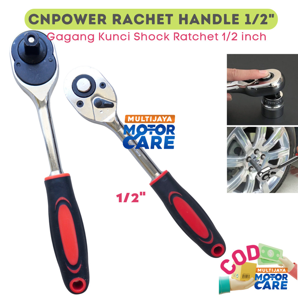 Jual Gagang Kunci Mata Shock Ratchet 1/2“ Drive 1/2 inch Panjang 10 ...