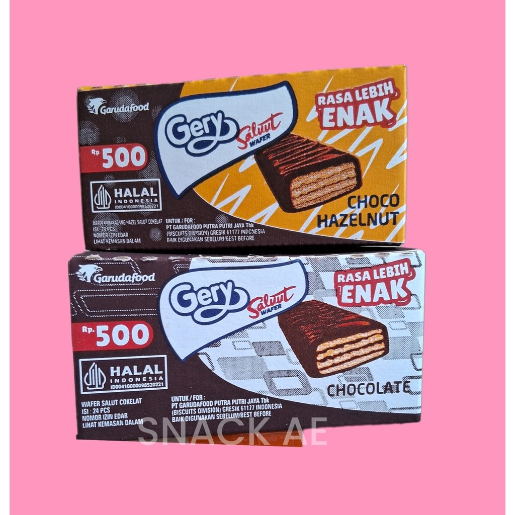 Jual GERY Saluut Wafer Box 6gr x 24 pcs | Shopee Indonesia