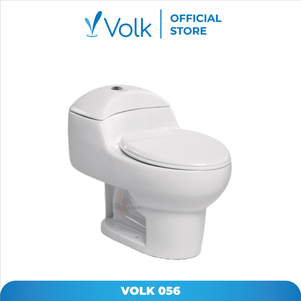 Jual Kloset duduk Volk 056 White plus Jet Washer Volk A147 (Kemasan ...