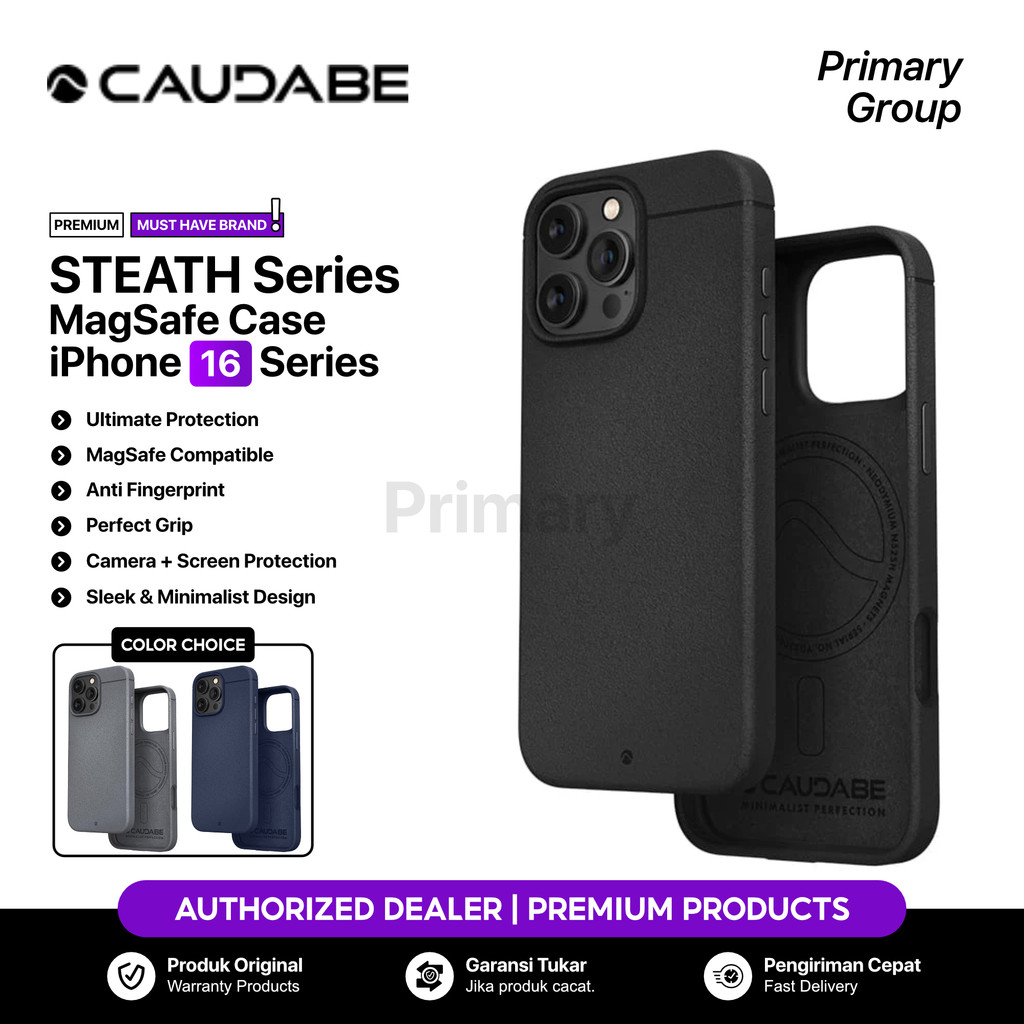 Jual CAUDABE Case iPhone 16 Pro Max 16 Pro CAUDABE Veil XT Slim Casing ...