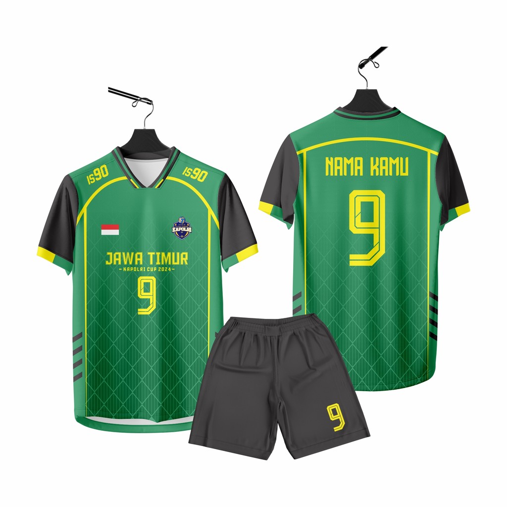 Jual BAJU JERSEY VOLI KAPOLRI CUP JAWA TIMUR BISA PAKAI NAMA DAN NO ...