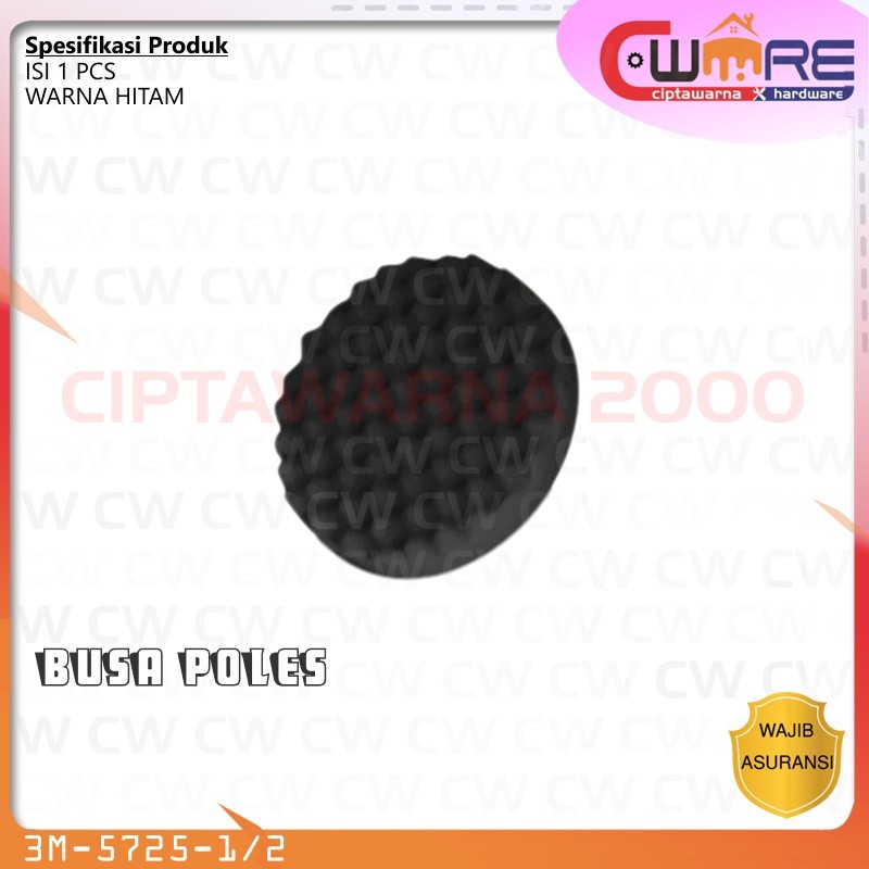 Jual 3M Busa Poles Foam 5723 / 5725 Retail 1 Pcs pad Hitam Putih ...