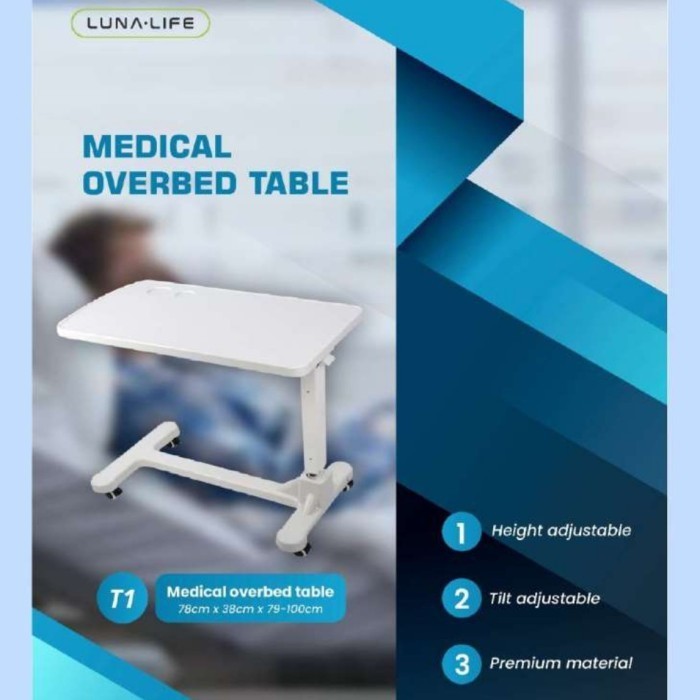 Jual GTT Luna Life Medical Overbed Table T1 / Meja Mayo Adjustable ABS ...