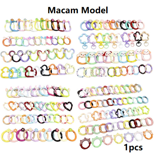 Jual Ring Klip/Ring Besi Buka Tutup Macam Model Ada Motif Harga/1-5pc ...