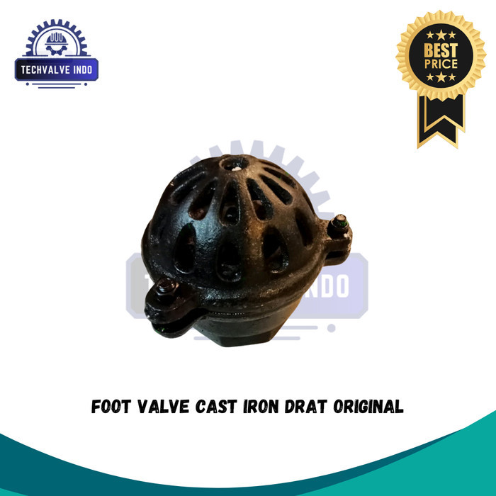 Jual FOOT VALVE 2" INCH DRAT CAST IRON ORIGINAL | Shopee Indonesia