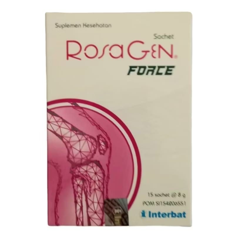 Jual ROSAGEN FORCE 15 sachet Menjaga & Mengibat Radang Sendi, Tulang ...