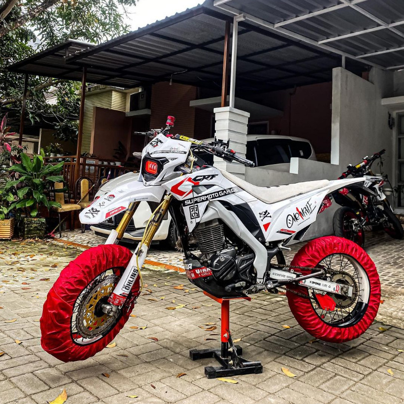 Jual DECAL CRF 150 L FULL BODY PUTIH By JhonDecal - Decal KLX Decal Dtracker Decal WR155 ...