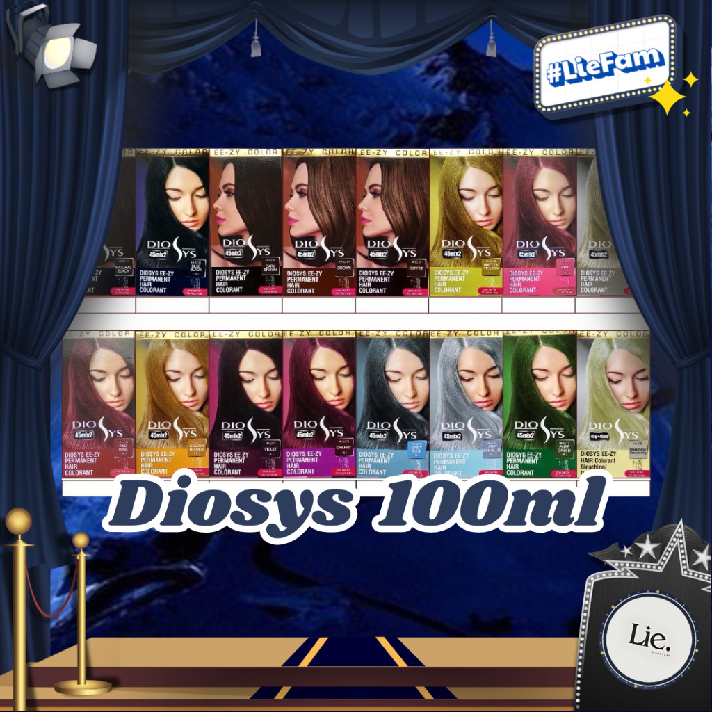 Jual Diosys Hair colour / Cat Rambut / Pewarna Rambut Permanen 100ml ...