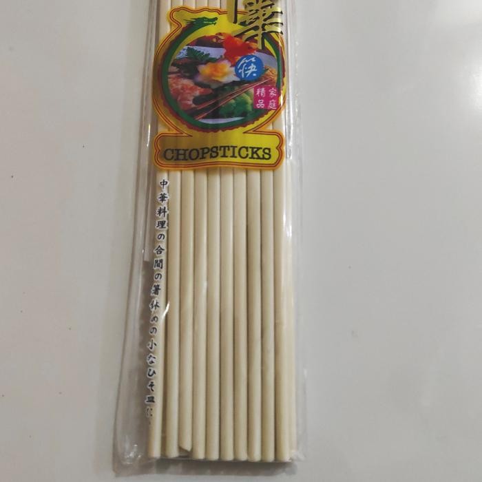 Jual sumpit chopstick isi 10 pasang - putih gading | Shopee Indonesia