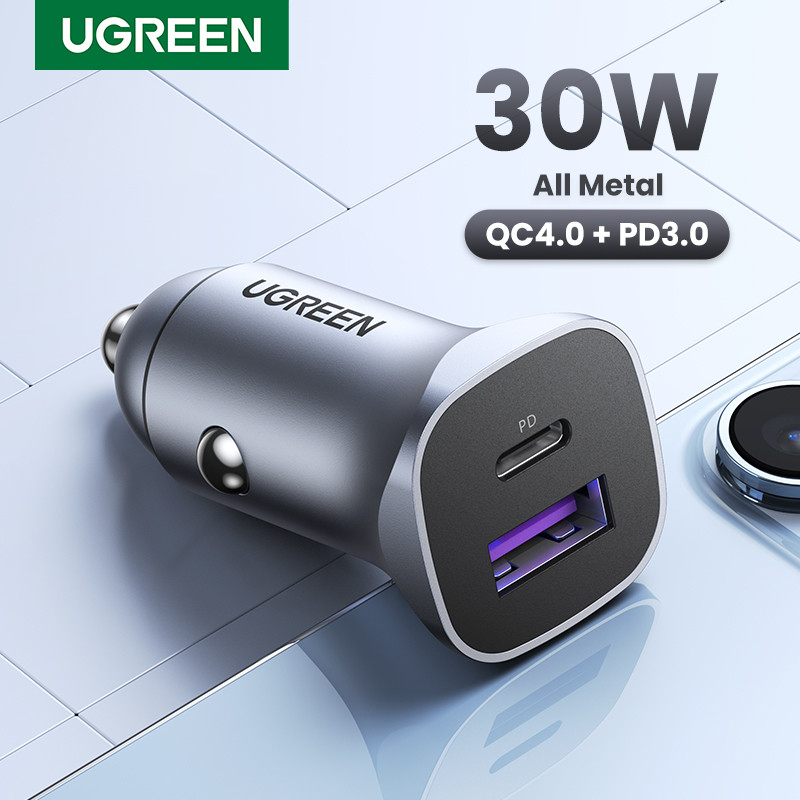 Jual UGREEN Car arger Type C Fast USB arger for iPhone 15 14 13 Xiaomi ...