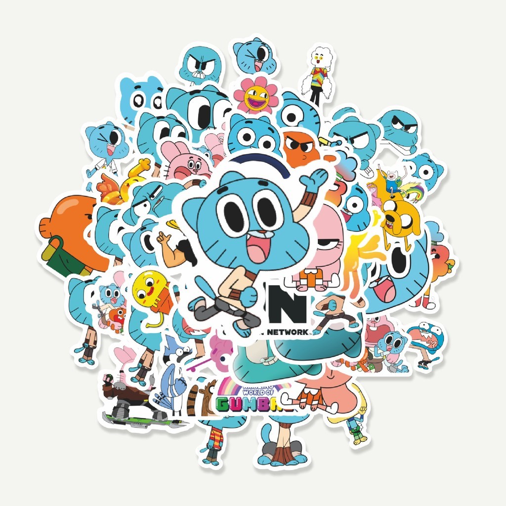 Jual Sticker Pack Sticker Kartun The Amazing World of Gumball | Sticker ...