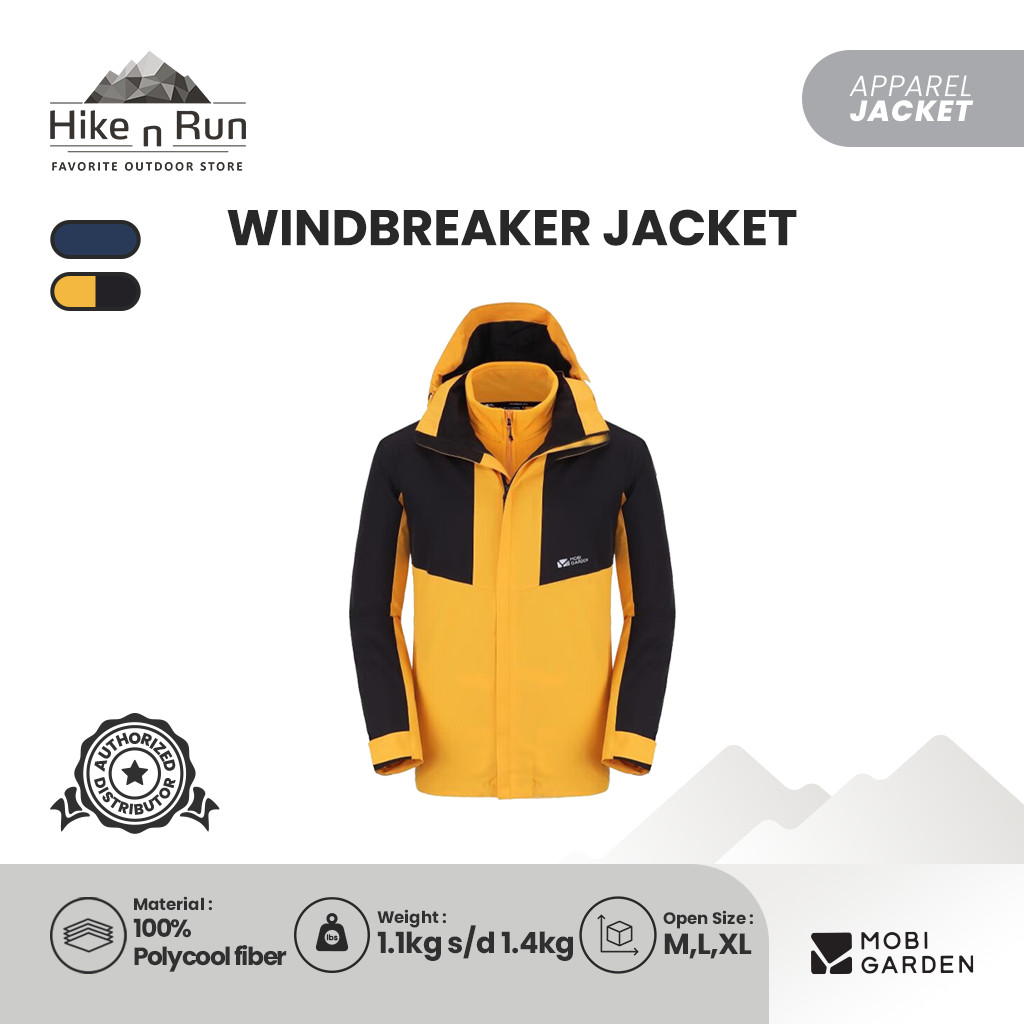 Jual Mobi Garden Jaket Pria NM20118007-1 / EM20118001-1 Windbreaker ...