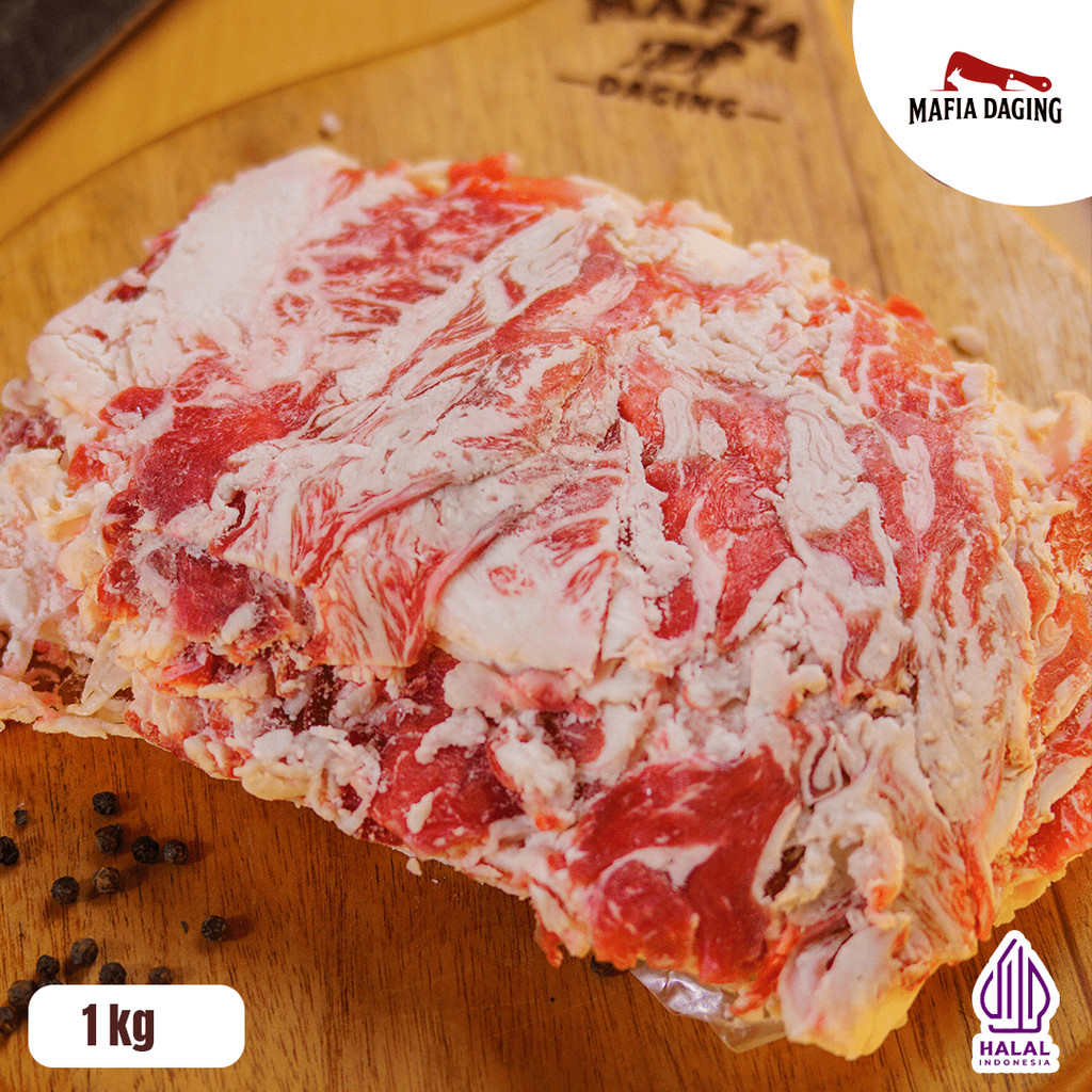 Jual [Mafia Daging] HARGA PROMO!!! Trimming Beef Slice 1 kg | Shopee Indonesia