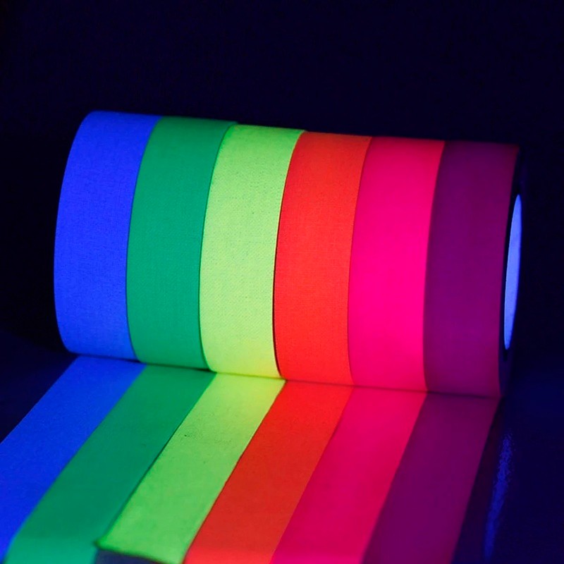 Jual UV Gaffer Fluorescent Tape Matt Night Self-Adhesive Glow Di Tape ...