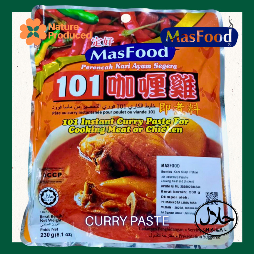 Jual [Masfood] 101 Instant Curry Paste 230g – Bumbu Kari Instan Ayam ...