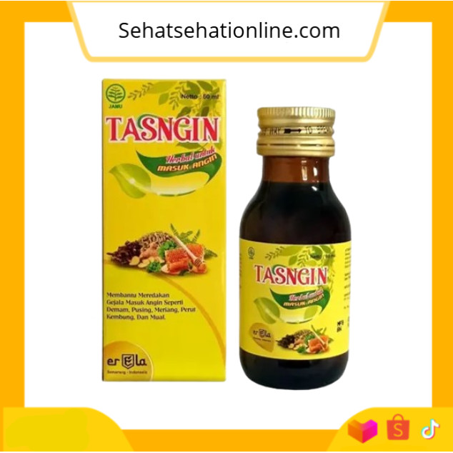 Jual Tasngin Sirup Obat Masuk Angin Original Erela - Botol isi 60ml ...