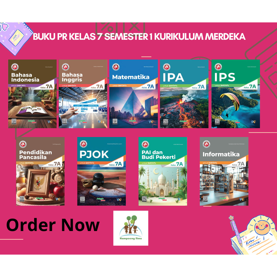 Jual Buku Pr/Lks Kurmer SMP Kelas 7/VII kurikulum Merdeka Semester 1 Intan pariwara Tahun 2025 ...
