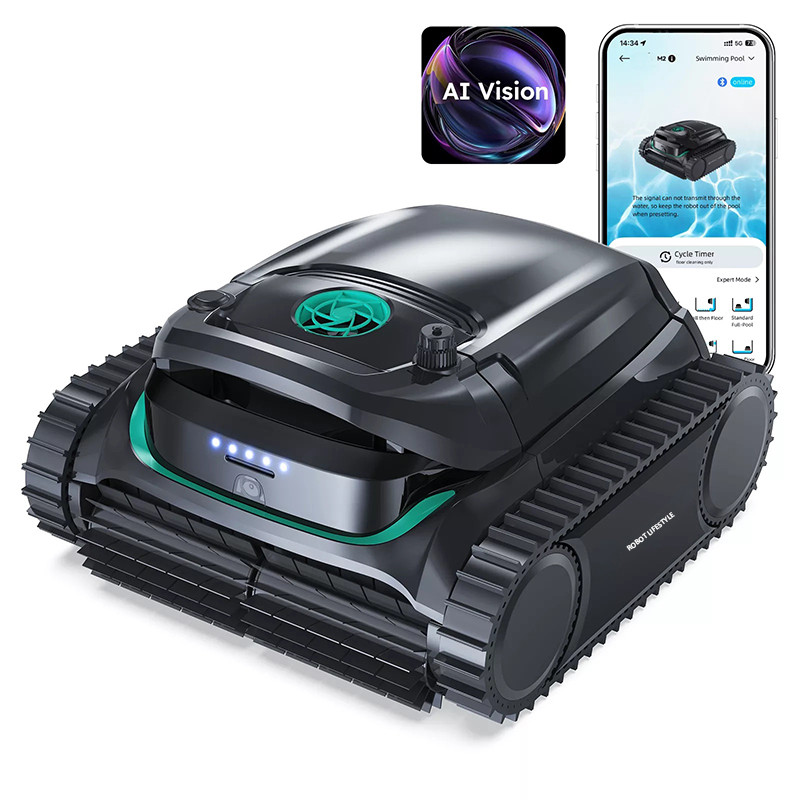 Jual Cordless Robot Pool Cleaner M2 for Big Swimming Pools Battery ...