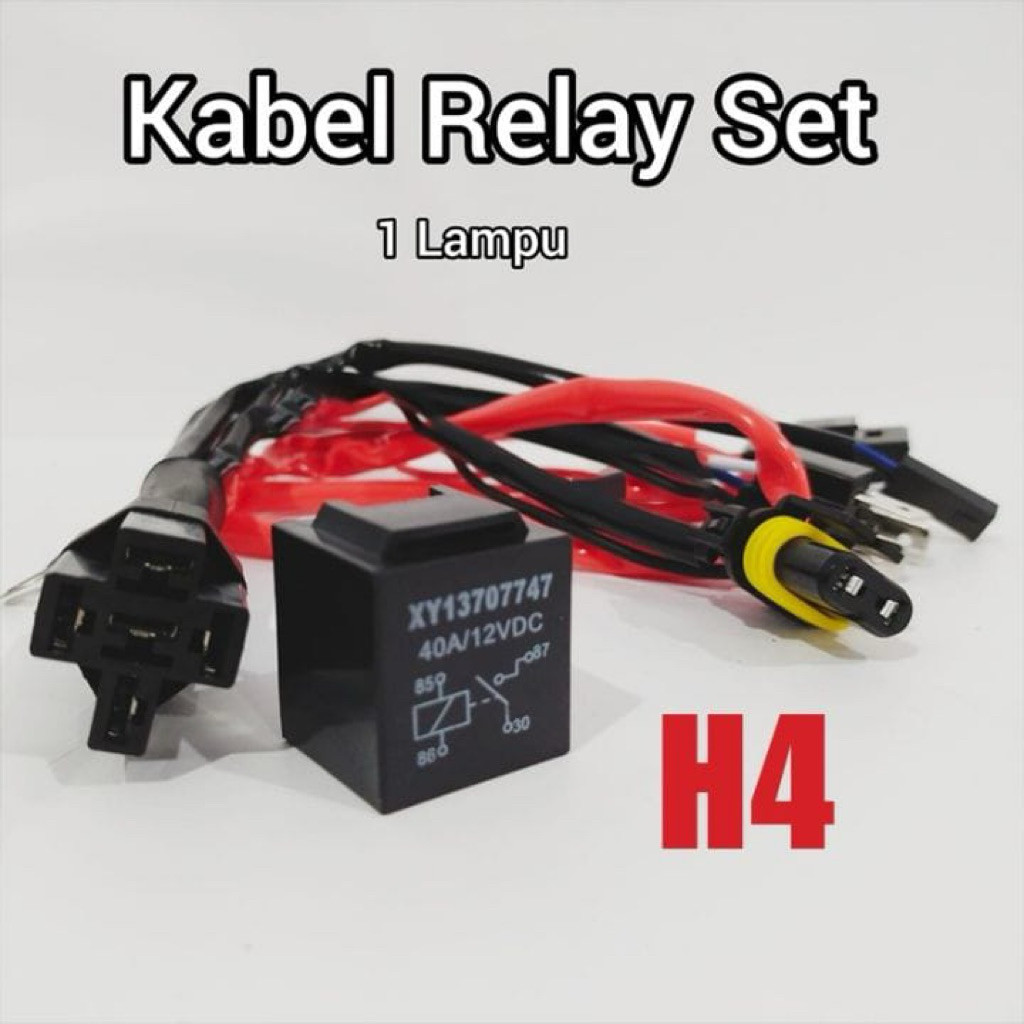 Jual ( AUZORA ) KABEL SET RELAY BILED HID H4 1 LAMPU | Shopee Indonesia