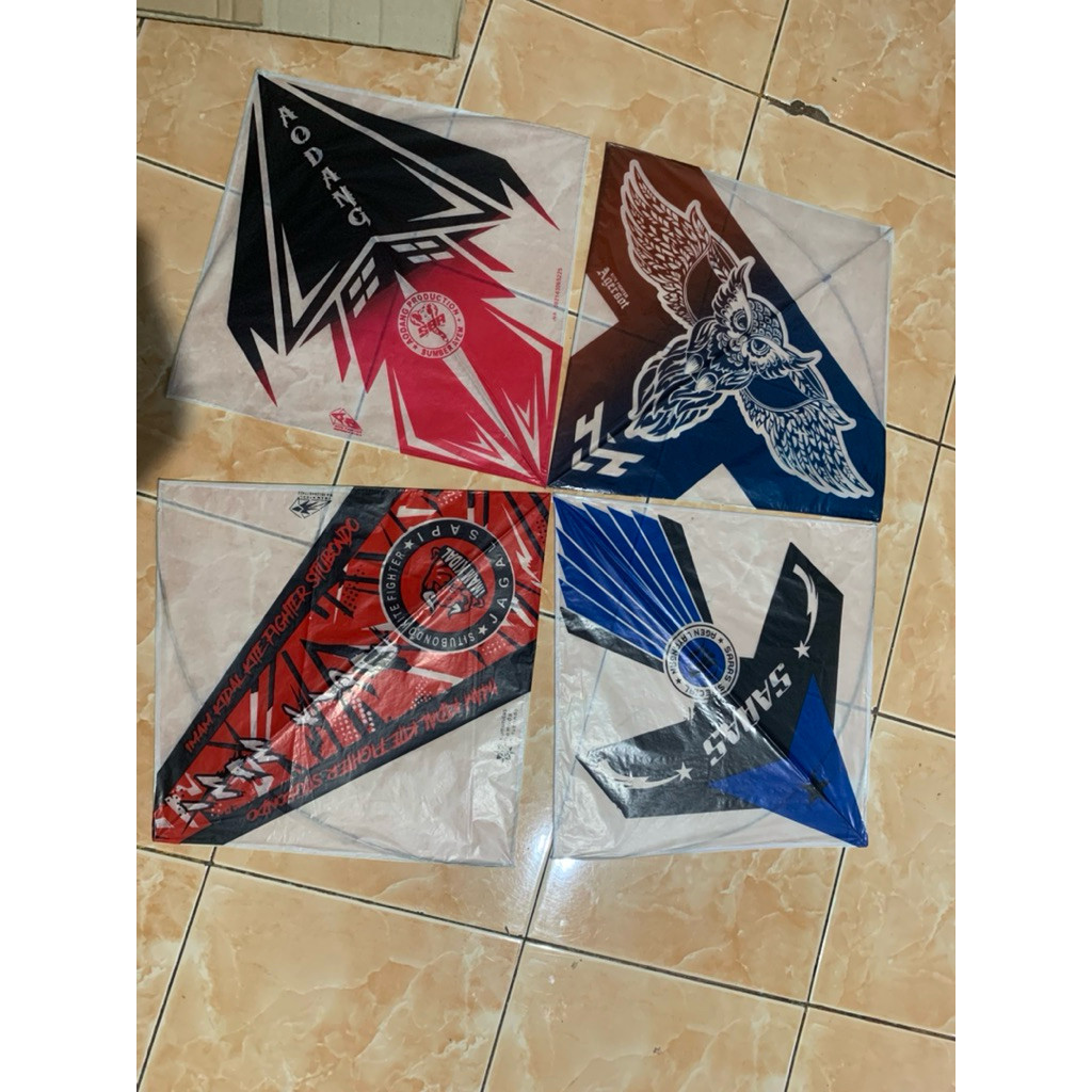 Jual layangan sukhoi superr turnamen // layangan super (10 pcs ...