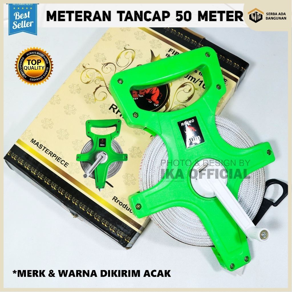 Jual SAB Meteran Tancap / Meteran Tanah / Meteran Rol 30/50/100 Meter ...