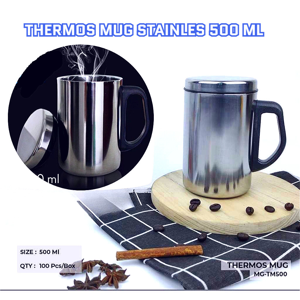 Jual Thermos Mug Termos Cangkir Gelas Minum Air Panas Dingin Stainless ...