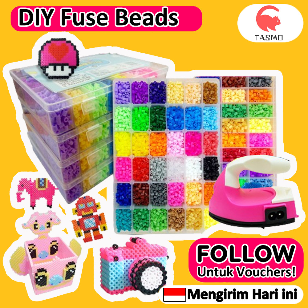 Jual Kit Mainan Manik-manik Sekering Besar Manik-manik Peleburan Melty ...