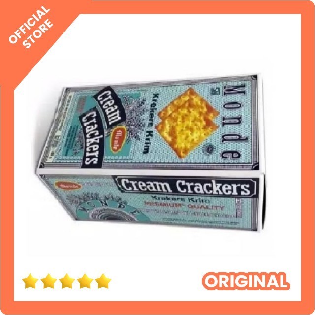 Jual Monde biskuit cream crackers box 180gr | Shopee Indonesia