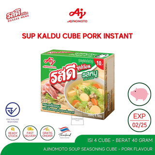 Jual Ajinomoto Rosdee Cube Pork Isi 4 Kotak Berat 40 Gram Original ...