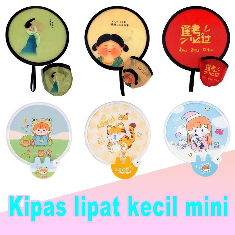 Jual kipas lipat tangan cantik /kipas tangan lipat/ Kipas tangan bulat ...