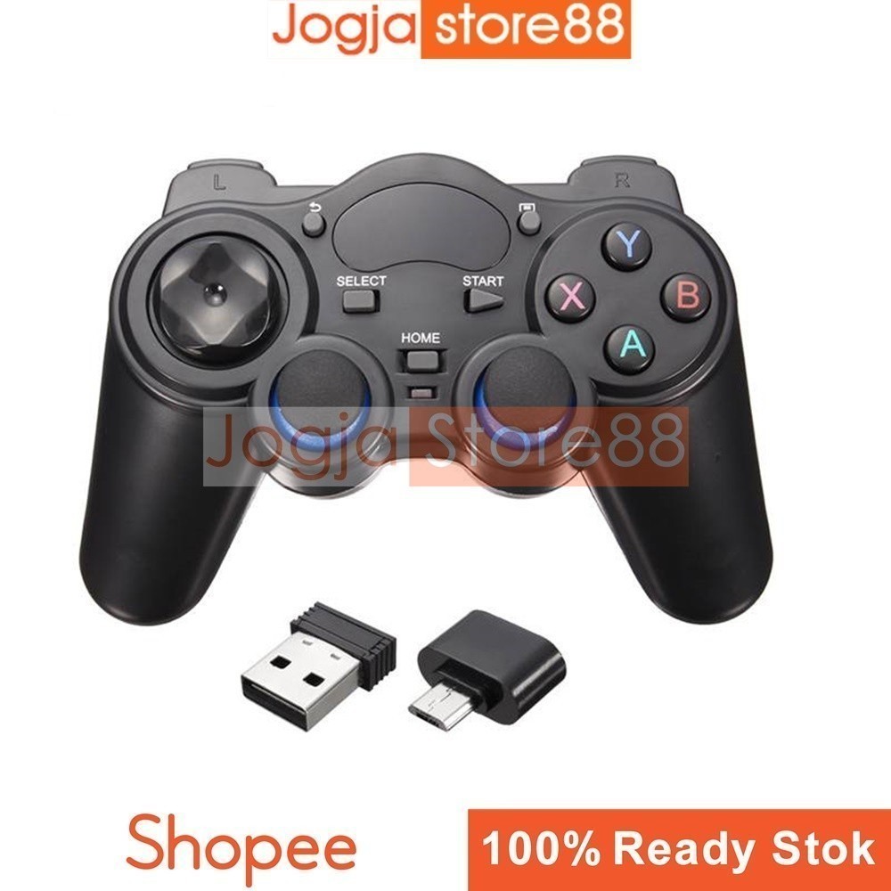 Jual Gamepad Joystick Joypad Stick Wireless 2.4GHz With Micro USB OTG ...