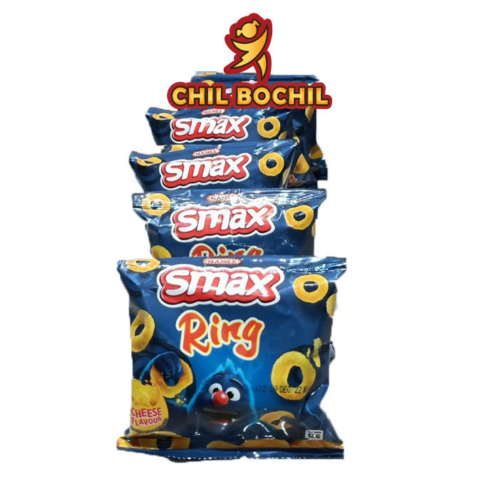Jual CHIKI SMAX RING KEJU RECENG ISI ( 10 SACHET X 20 GRAM ) - SMAX ...